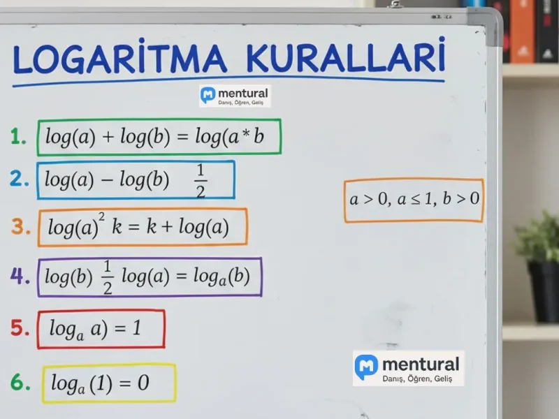 Logaritma Kuralları – 1:1 Matematik Hocasından Ders Alın